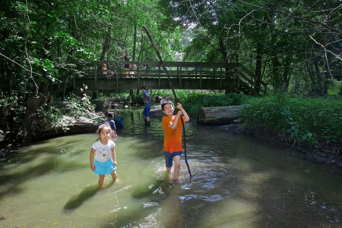 kids creek - Nature Center at Shaker Lakes